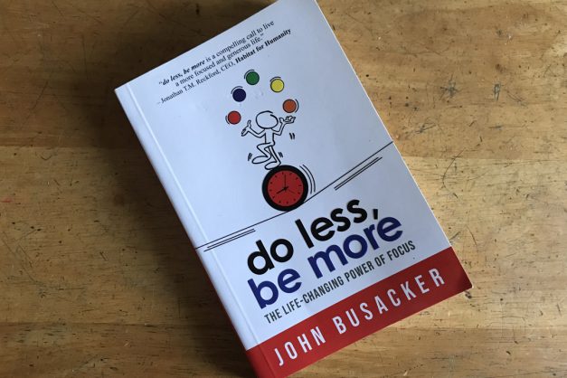 BOOK REVIEW: Do Less, Be More - Jacob's Fountain 3.0